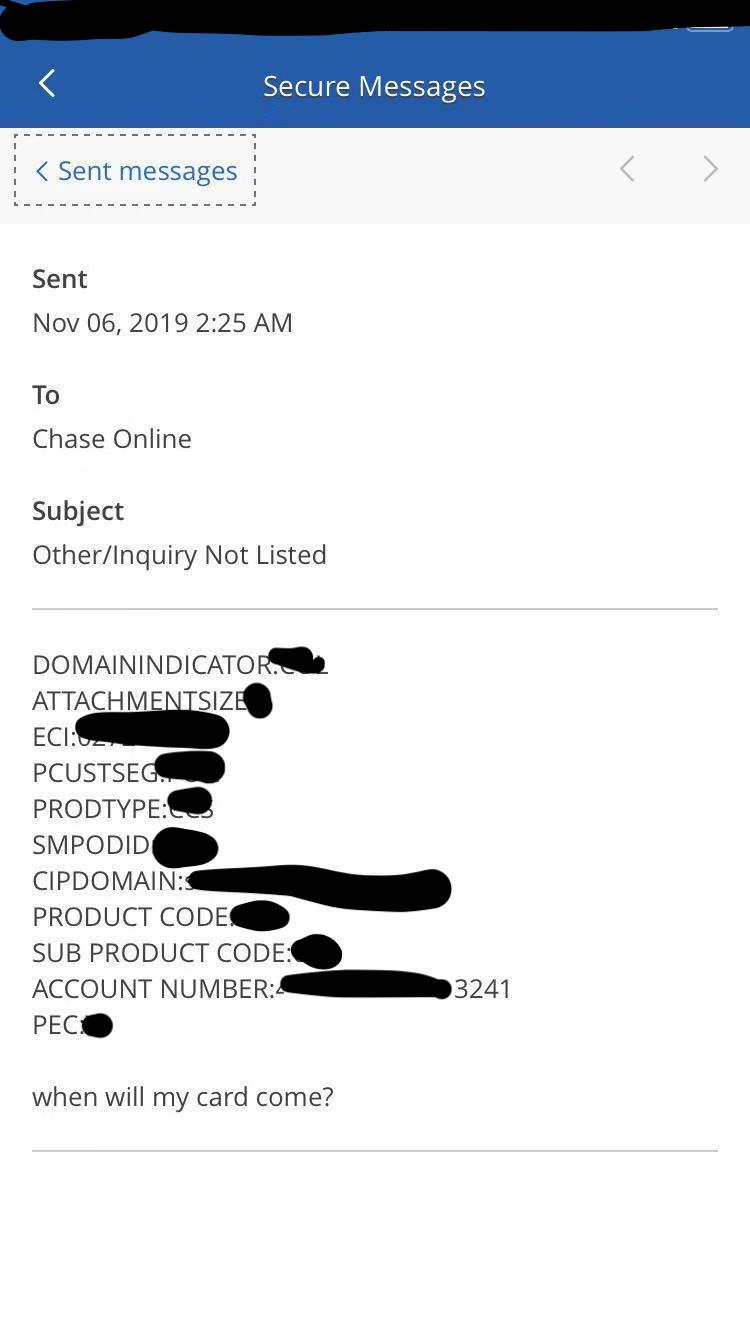 Chase Secure Message（SM）使用指南【2019.11更新：在卡寄到之前获取完整卡号的小 trick，顺利完成消费】 – ...