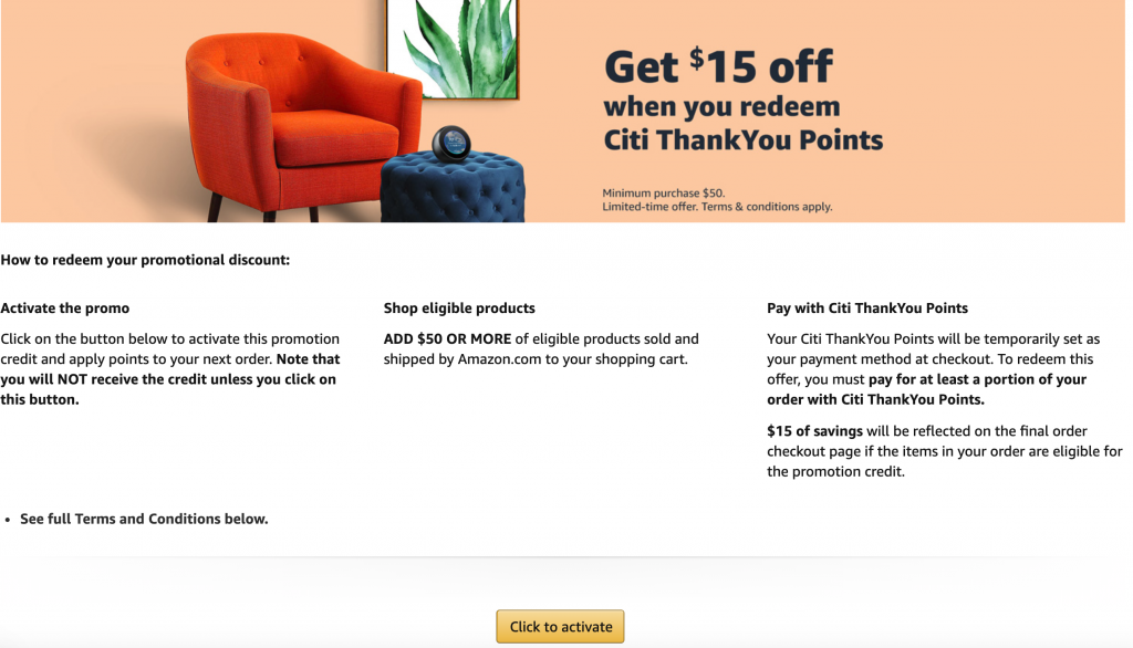 Amazon Shop With Points介绍【2020.1更新：MR 20 off；Discover $20 off；MR 20% ...