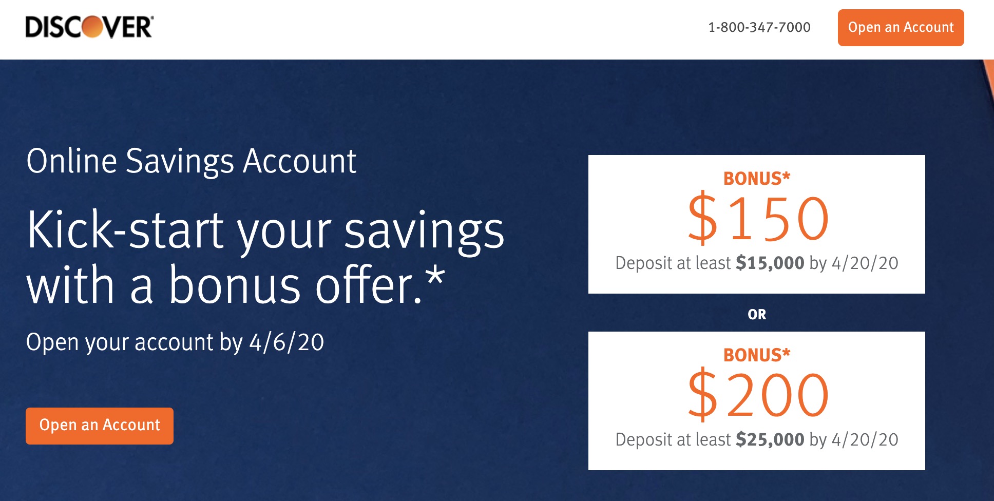 Discover 银行账户（Checking、Saving）介绍【开户送 $150/$200】 – 美国信用卡101