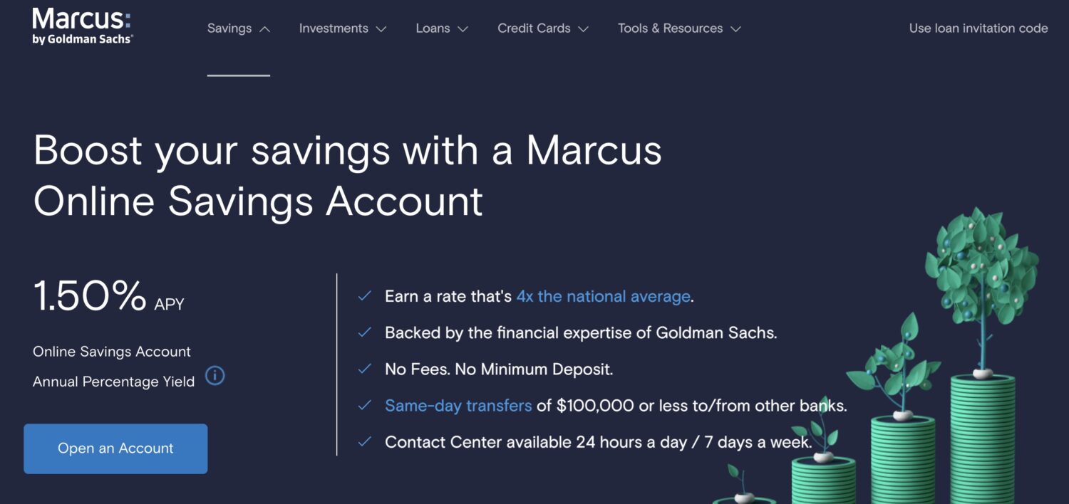 Marcus by Goldman Sachs Savings 储蓄账户介绍【2023.2 更新：$100 奖励+最高 5.00%APY ...