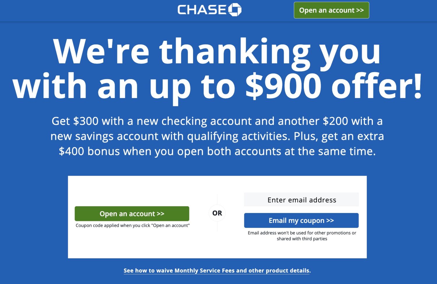 Chase 银行账户介绍（Checking/Saving/Invest）【可 match 史高 $900 offer】 - 美国信用卡101