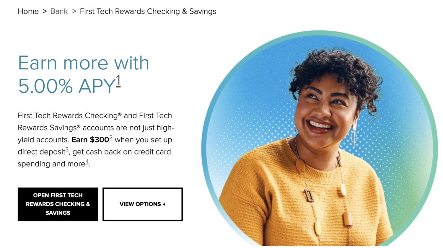 First Tech Credit Union 银行账户【开户送 $300，只需三次 $1000 DD; 5% APY】 - 美国信用卡 101