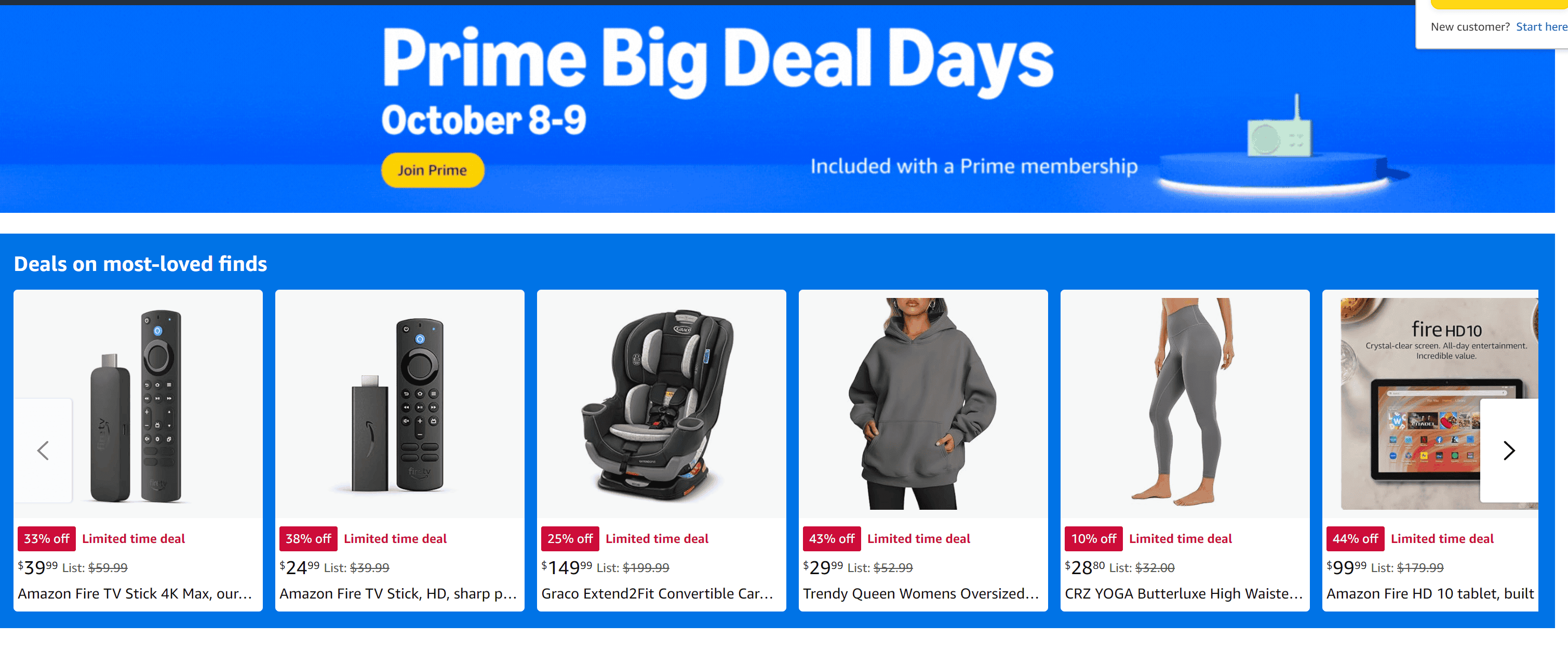 【开始了！】Amazon Prime Big Day 活动（10 月 8 日-9 日） - 美国信用卡 101